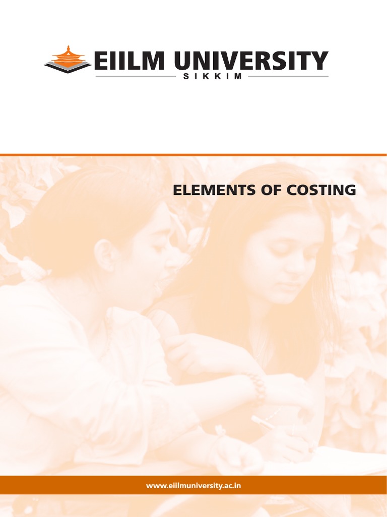 Elements of Costing | PDF | Historical Cost | Cost Accounting