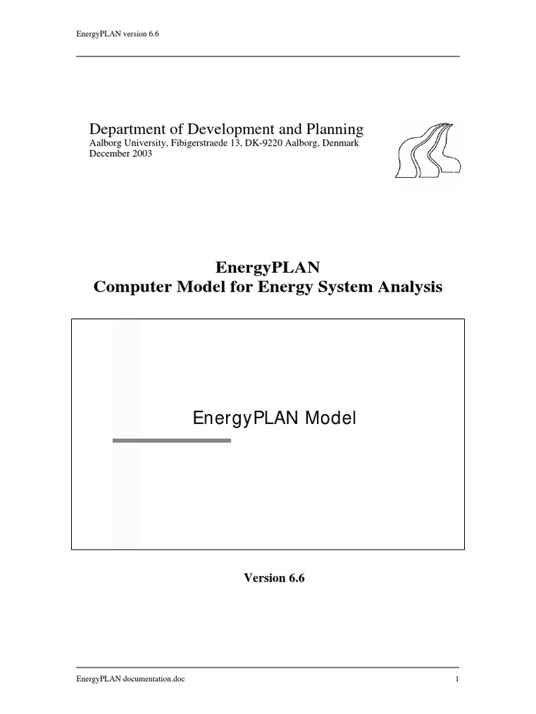 EnergyPLAN Documentation | PDF