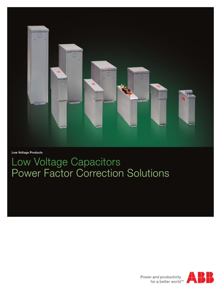 ABB Low Voltage Capacitor Solutions | PDF | Capacitor | Fuse (Electrical)