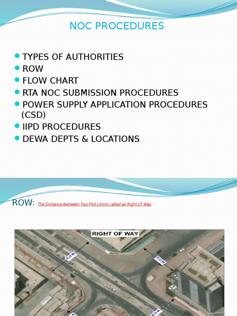 Dewa & Rta Noc Procedure | PDF
