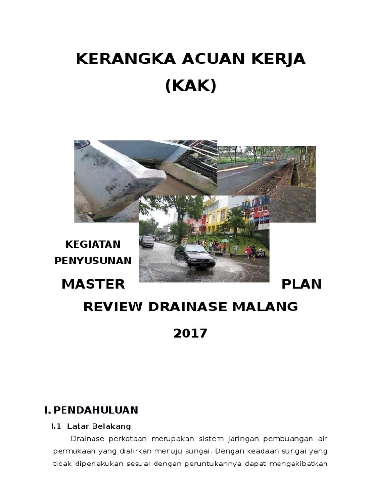 Masterplan Drainase Malang | PDF