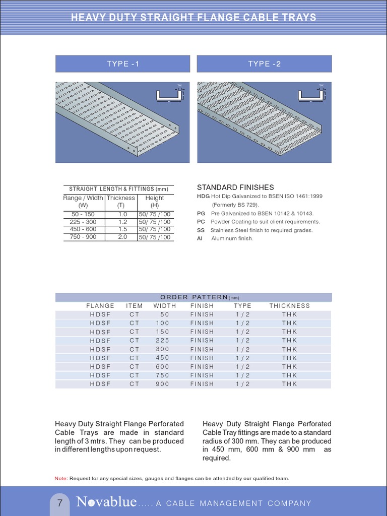 Cabletray PDF | PDF | Galvanization | Equipment