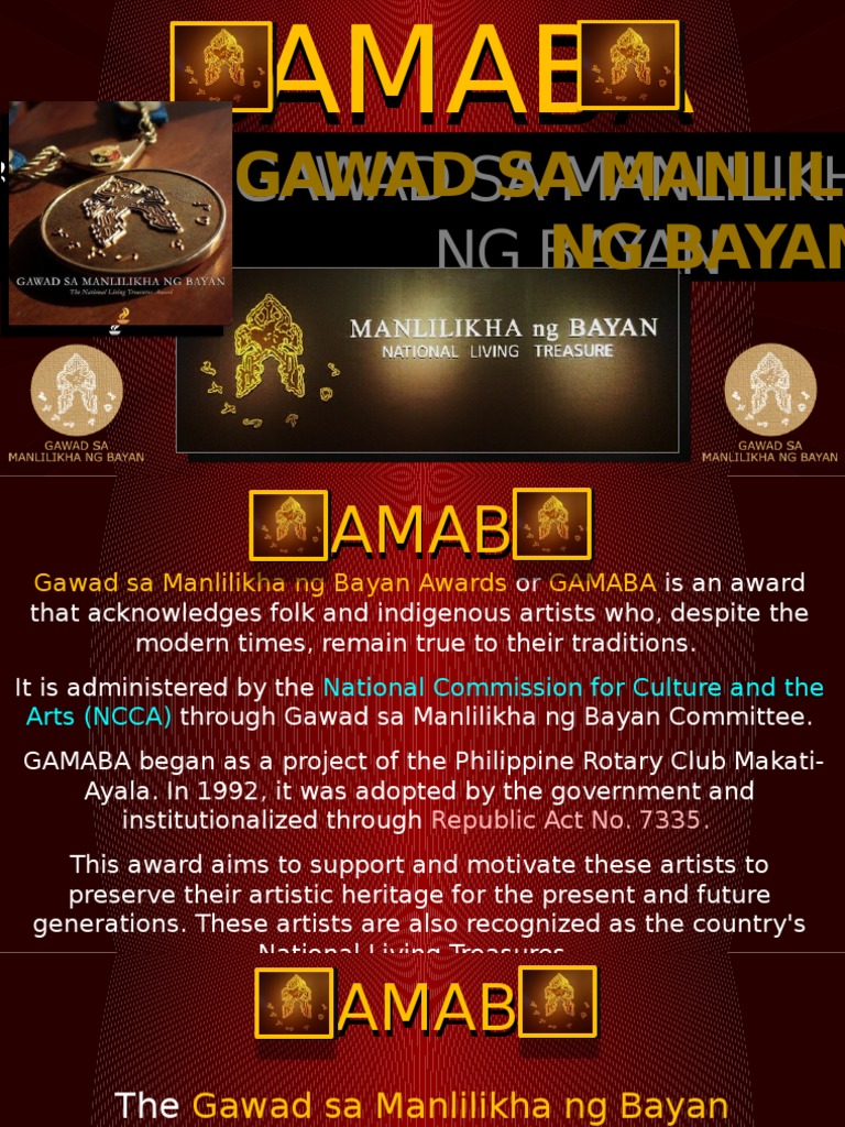 GAMABA Awardees | Weaving | Philippines