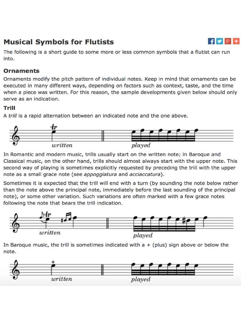 Musical Ornaments | PDF