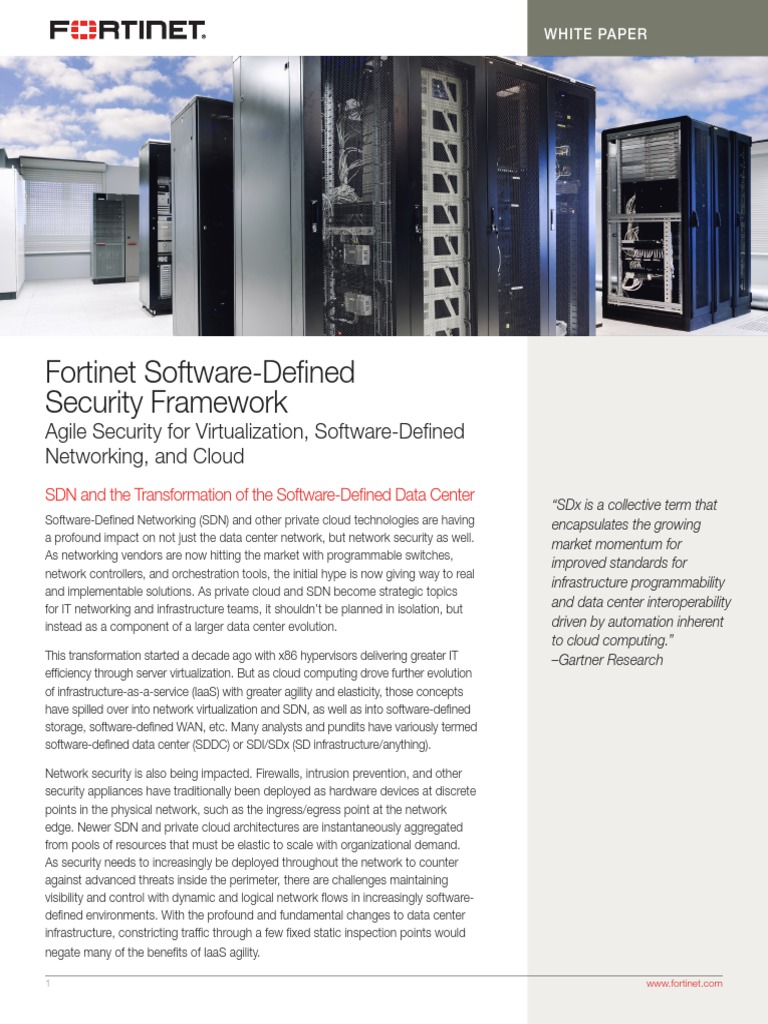 WP SDN Security Framework Updated | PDF | Cloud Computing | Virtualization