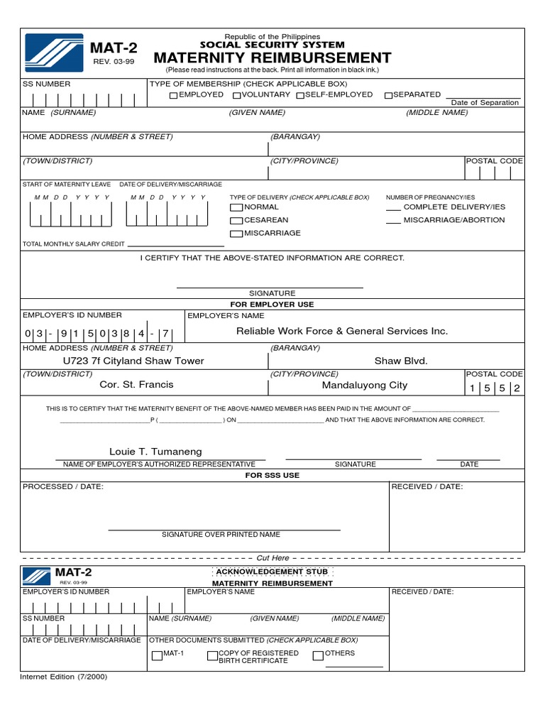 Maternity Reimbursement322201623306PM1 PDF | PDF | Miscarriage | Birth ...