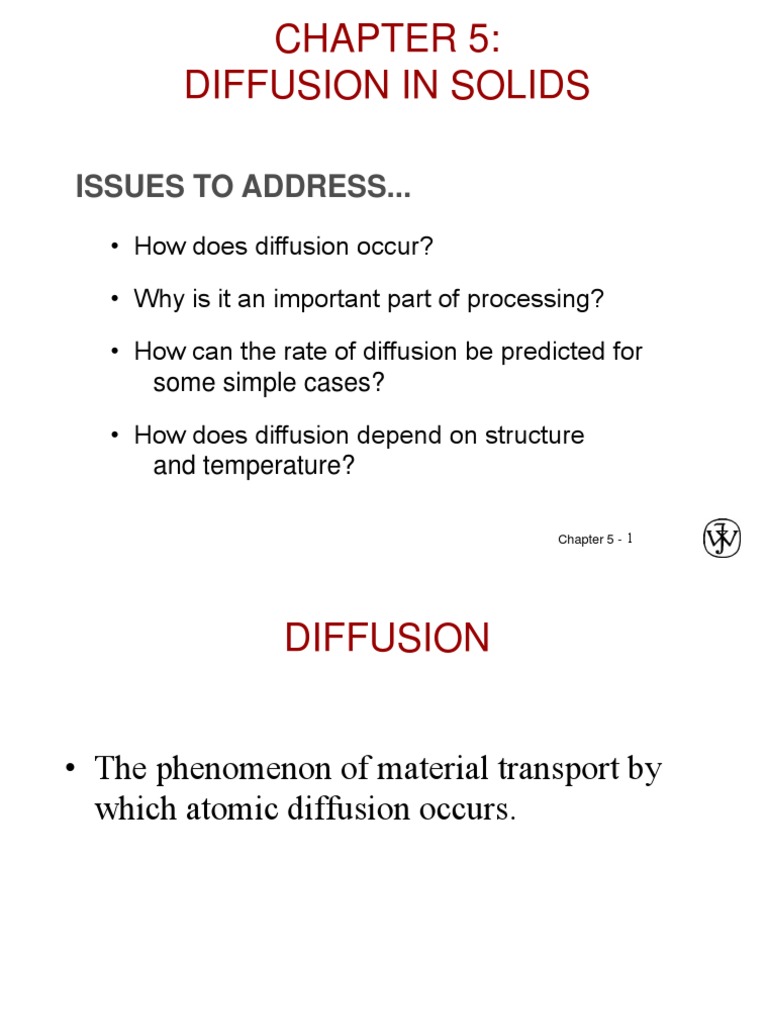 Chapter 5 - Diffusion in Solids | PDF | Business