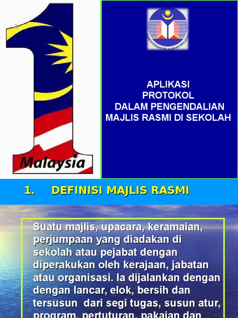 Protokol MAJLIS Rasmi | PDF