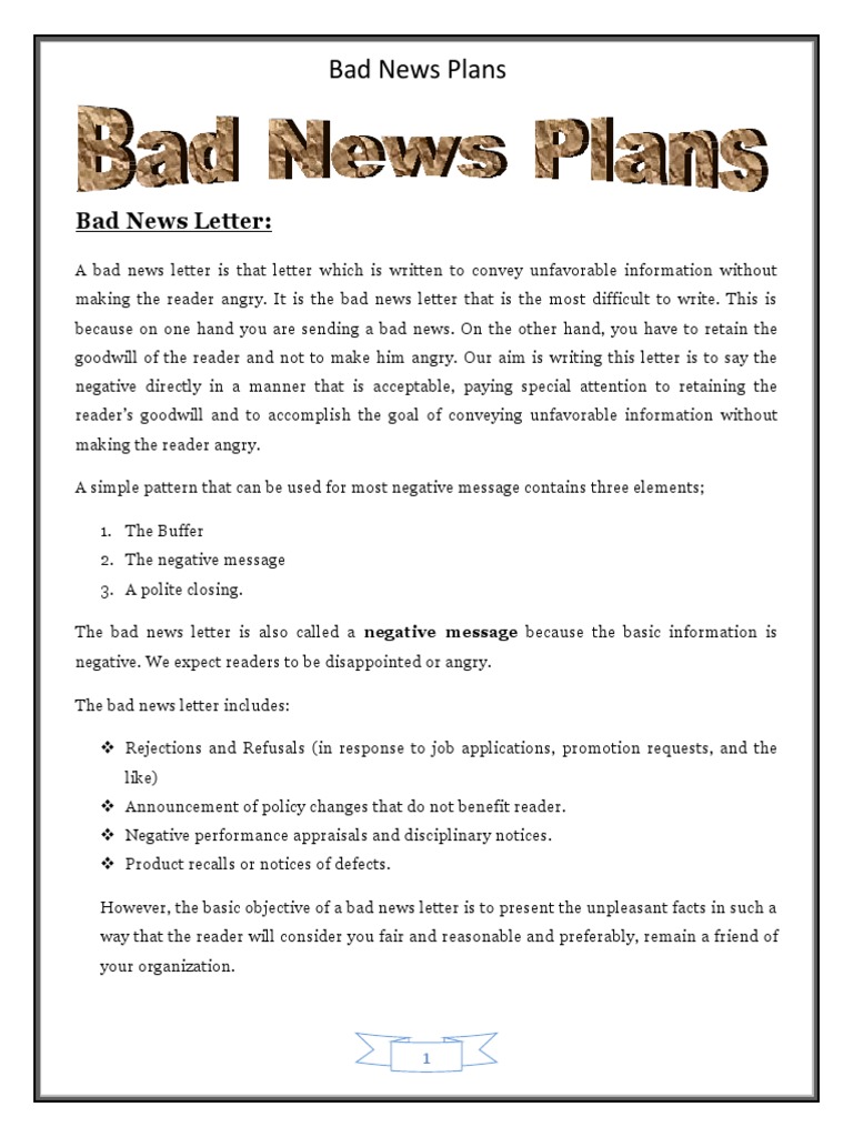 Assignment Bad News Letter | PDF | Defamation | Violence