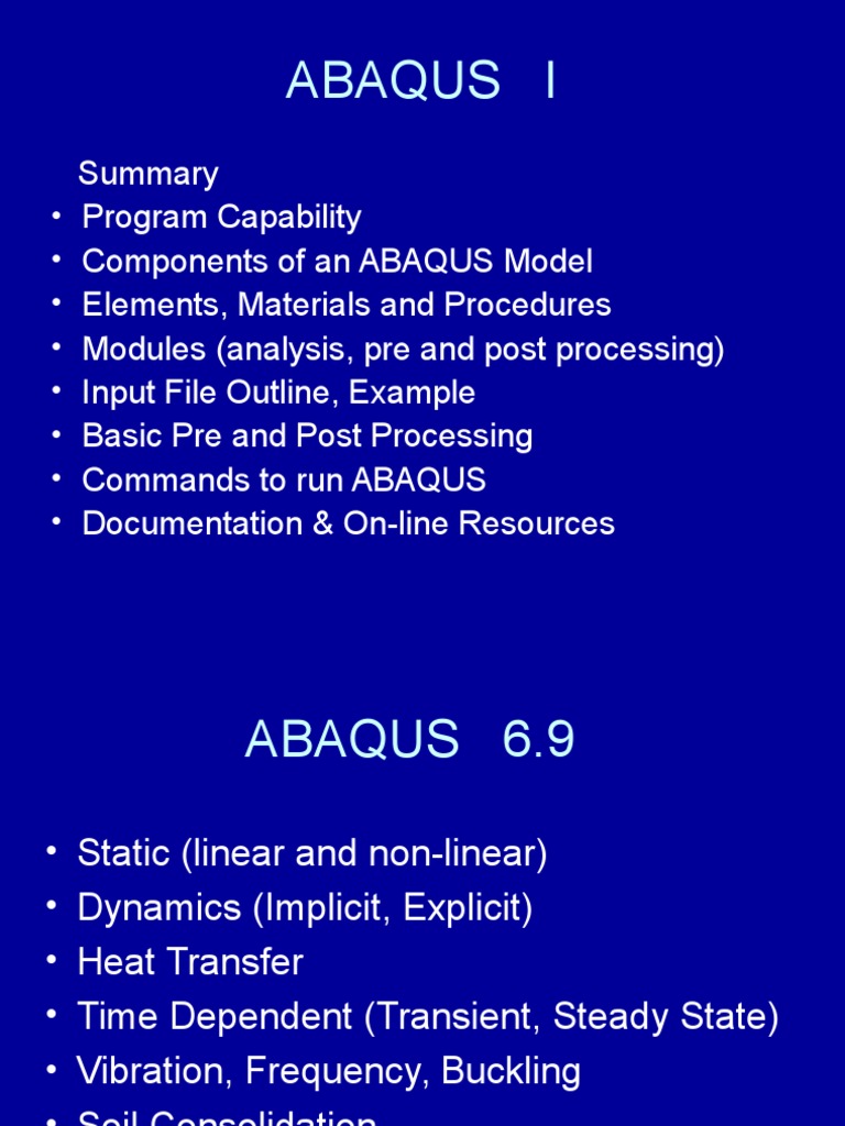 ABAQUS Modeling Guide | PDF
