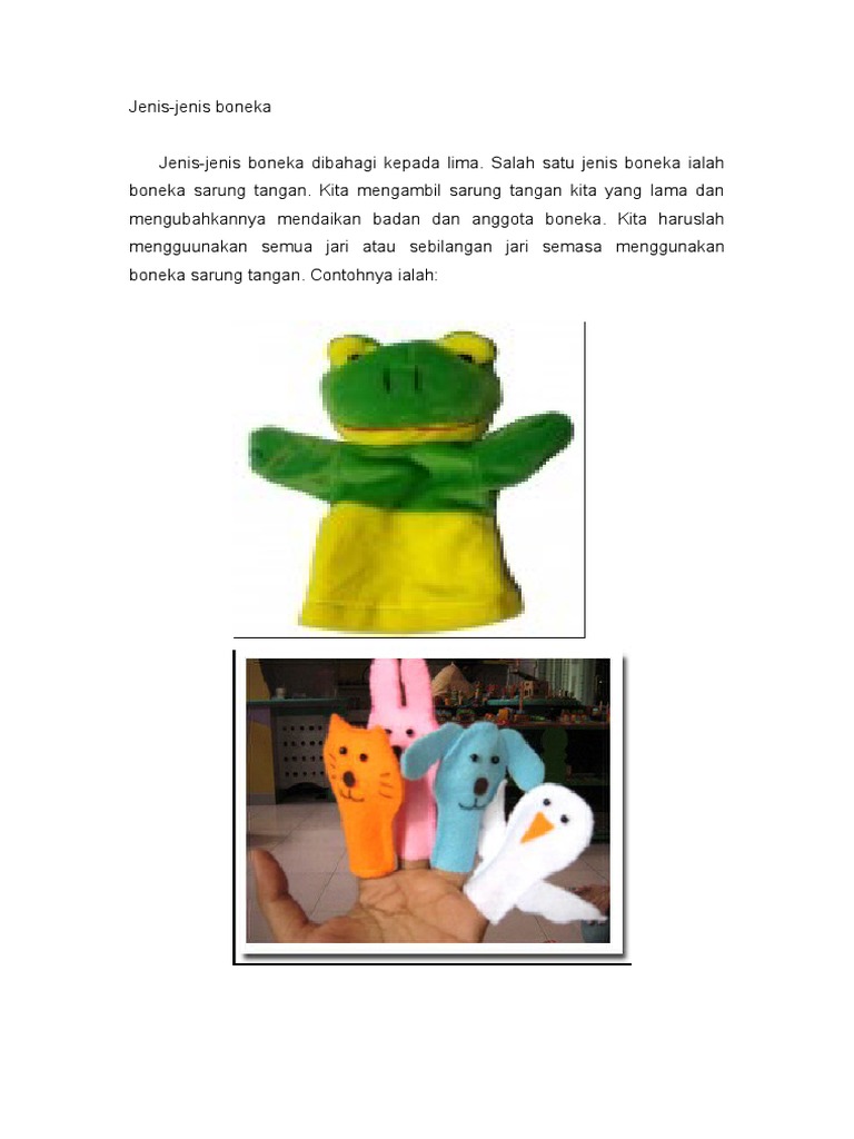 6 Jenis Boneka | PDF