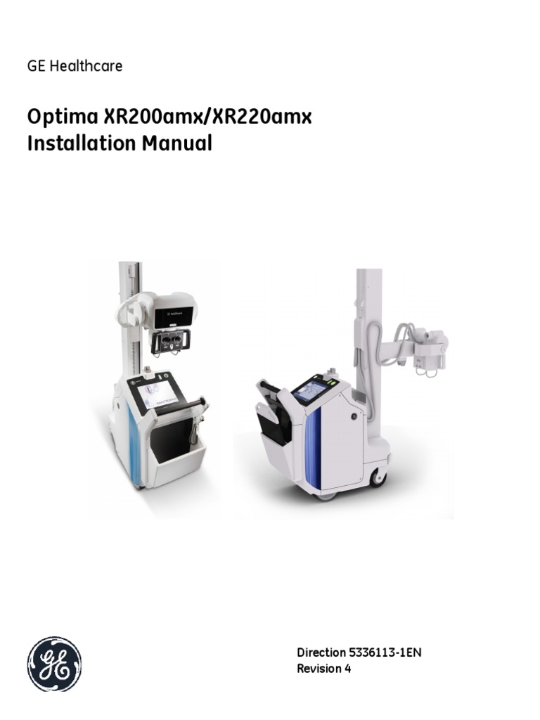 Ge Optima Xr200amx Xr220amx X Ray System Installation Manual | PDF ...