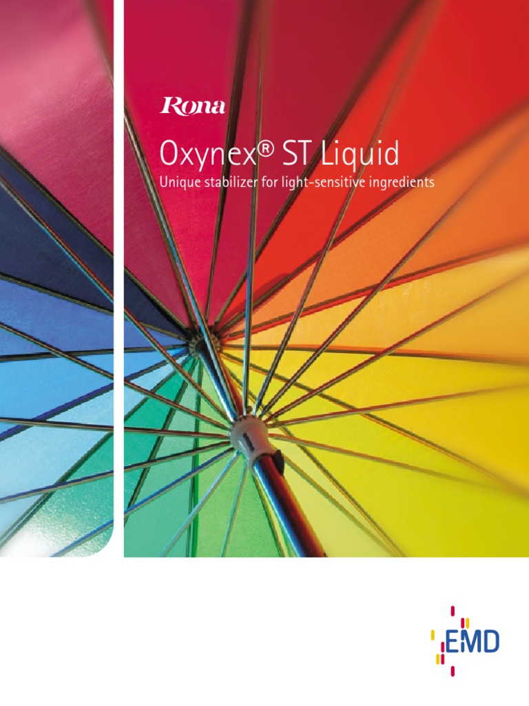 Oxynex ST LIQUID - Inf Técnica | PDF | Cosmetics | Antioxidant