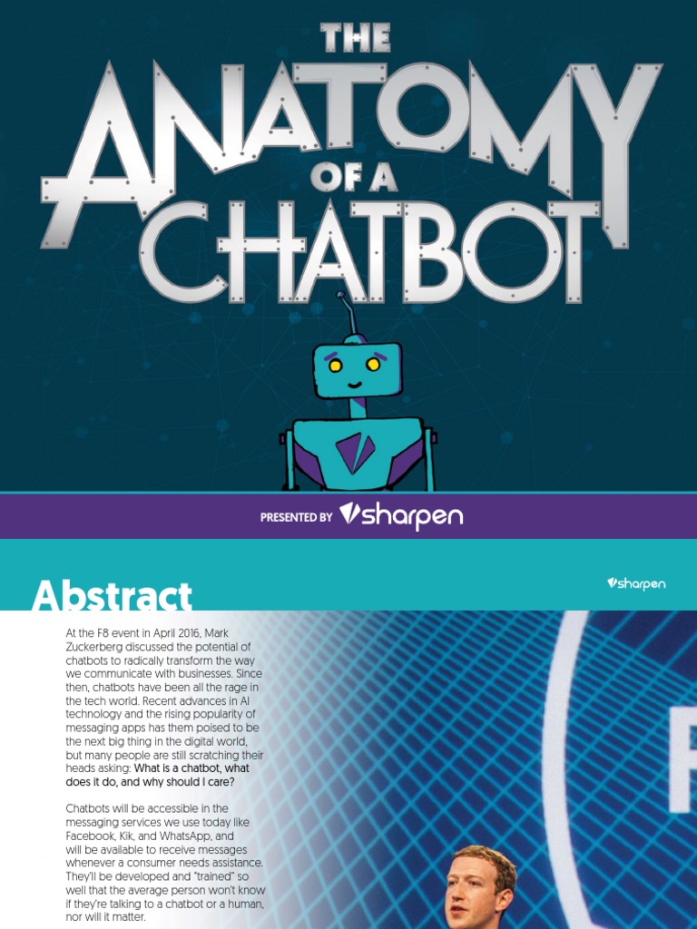 The Anatomy of A Chatbot | Download Free PDF | Facebook | Cyberspace