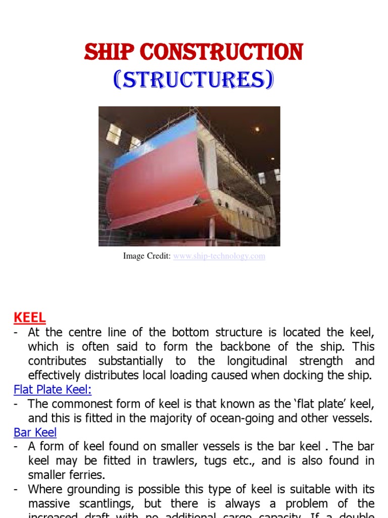 Ship Construction Structure Notes | PDF | Hull (Watercraft) | Watercraft