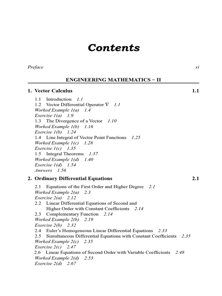 Detailed Table of Contents | PDF