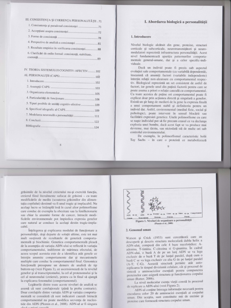 Cercetari Actuale in Psihologia Personalitatii | PDF