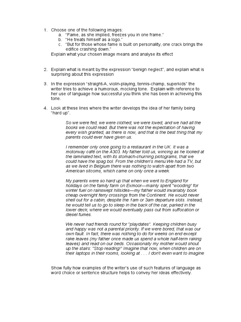 Nat 5 Questions and Answers 1 | PDF