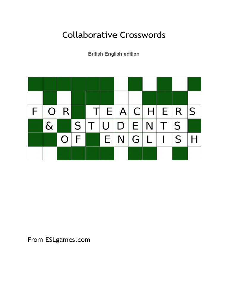 Collaborative Crosswords - Sample | PDF | Cashier | Leisure