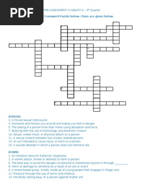 Understanding Sexual Health Crossword Store | engineering.dntu.edu.vn