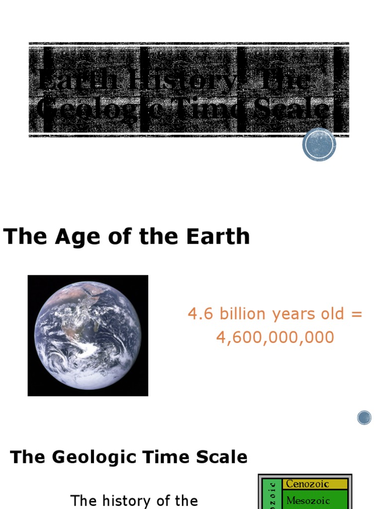 Geologic Time Scale and Earth's History | PDF | Rock (Geology) | Earth ...