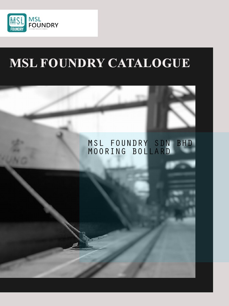 MSL Foundry Bollard Catalogue | PDF | Materials | Metals
