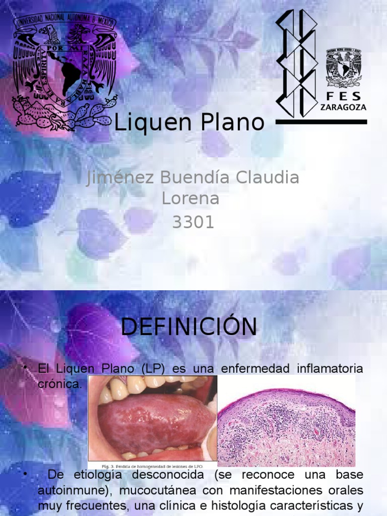 Liquen Plano | PDF | Inflamación | Enfermedades y trastornos