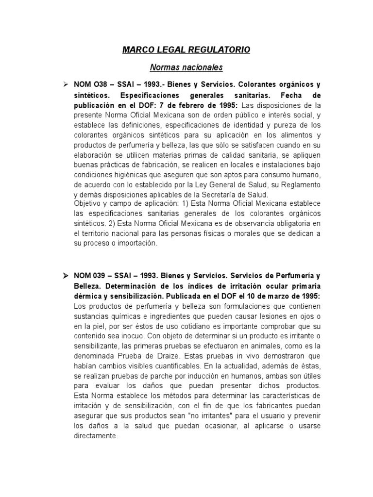 Marco Legal Regulatorio Analisis Farmaceutico | PDF | Productos ...