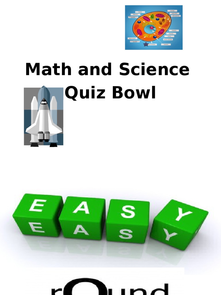 Math and Science Quiz Bowl | PDF | Shadow | Solar Eclipse