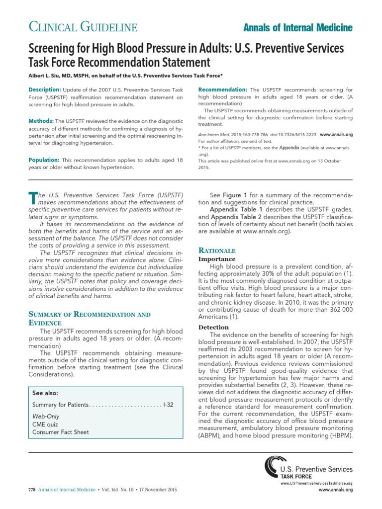 Screening For High BP Final RS - Print Version - 11.20.15 | Download ...