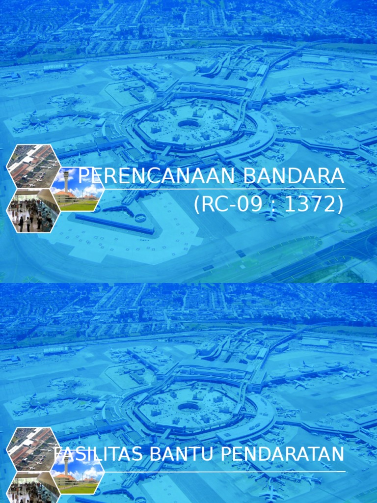 PERENCANAAN BANDARA - Fasilitas Bantu Pendaratan, Marka, Rambu | PDF