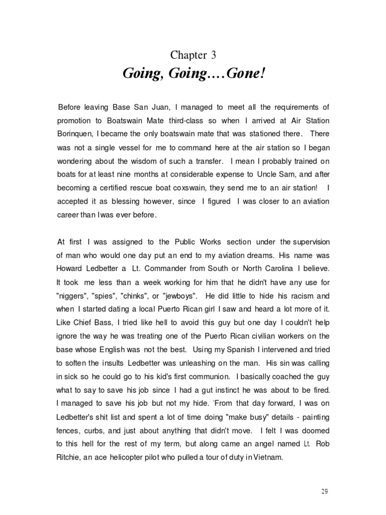 Chapter 3F - Going, Going... Gone! | PDF | Military Discharge | Courtroom