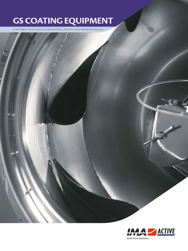 Gs Coating Equipment: For Tablet Film and Sugar Coating, Pellets and ...