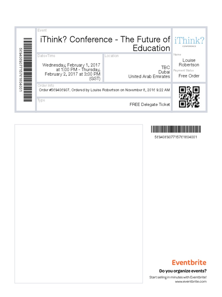 Conference Ticket | PDF