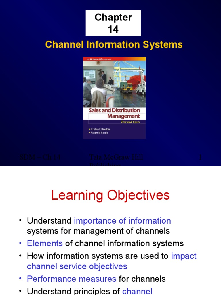 Channel Info Systems Guide | PDF | Sales | Information System