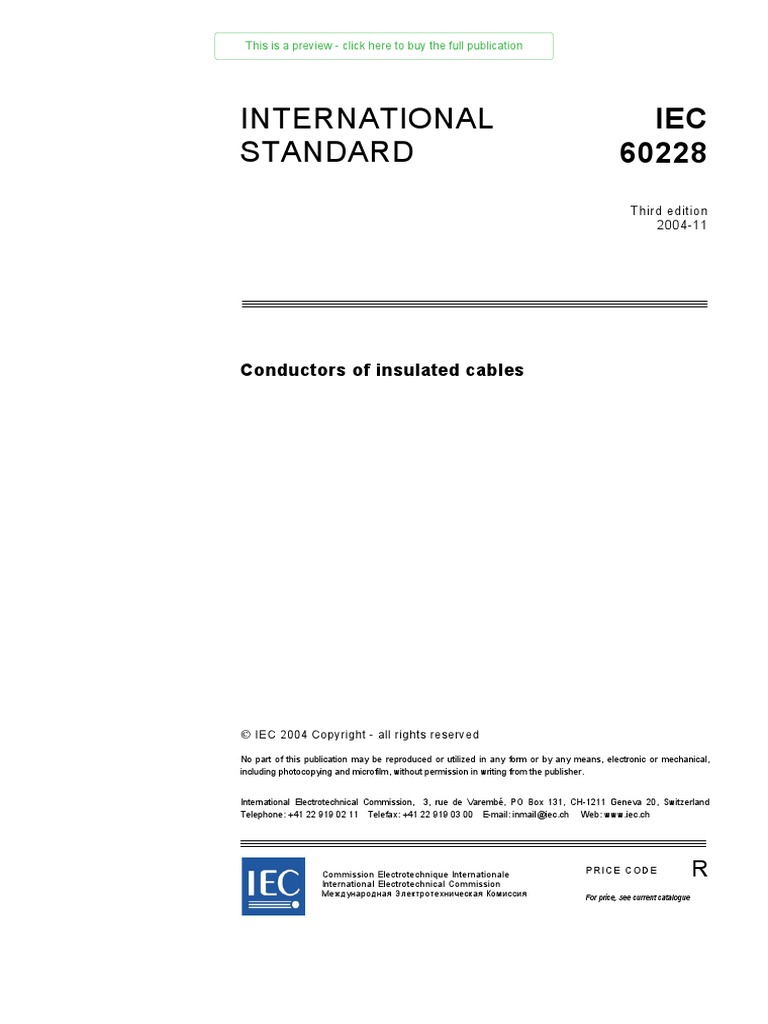 Iec 60228 - en PDF | PDF | International Electrotechnical Commission ...