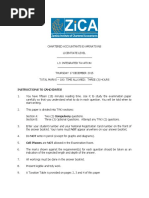 ZICA CA Exam Timetable 2024 | PDF | Hippocampus Anatomy | Accounting