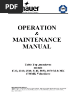 LISA 522 Autoclave Manual | PDF | Ac Power Plugs And Sockets ...