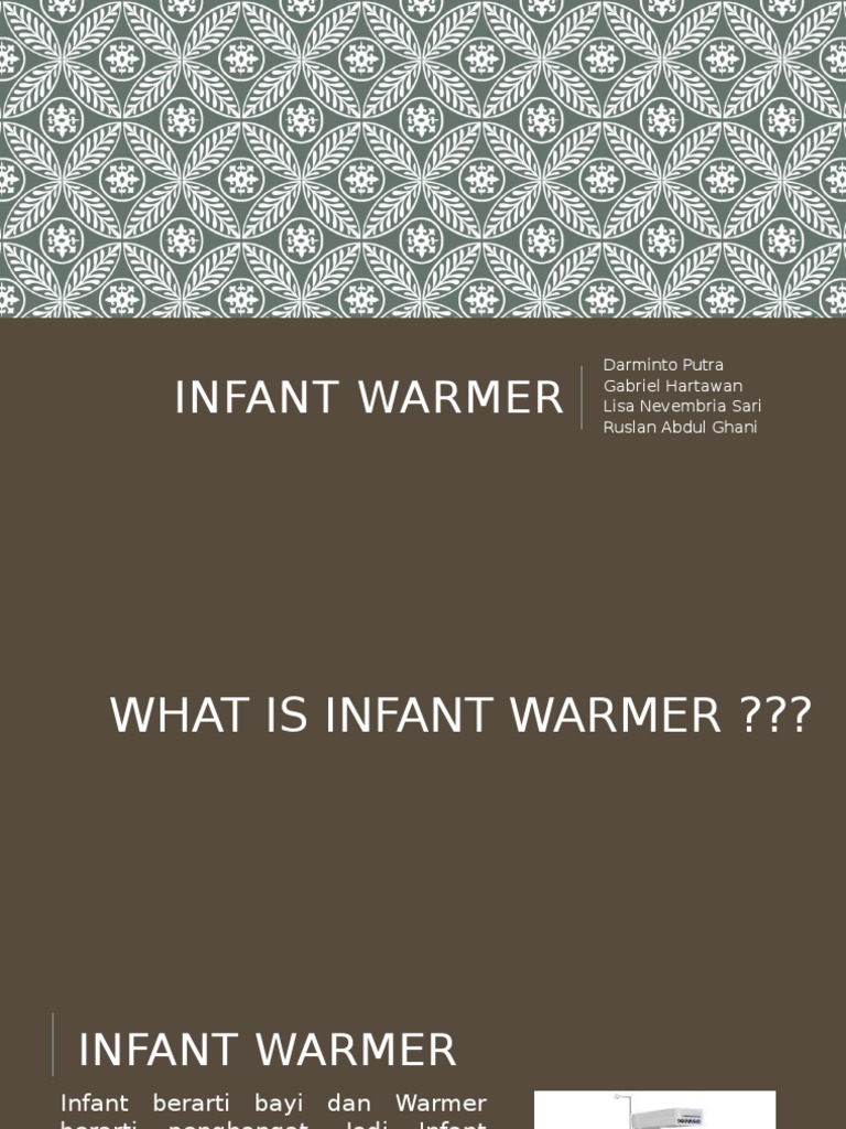 Infant Warmer | PDF
