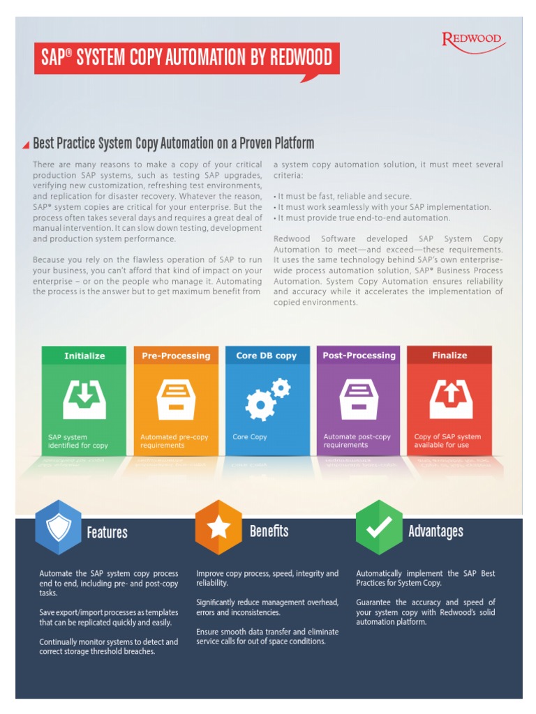 SAP System Copy Solution Sheet | PDF | Automation | Business Process