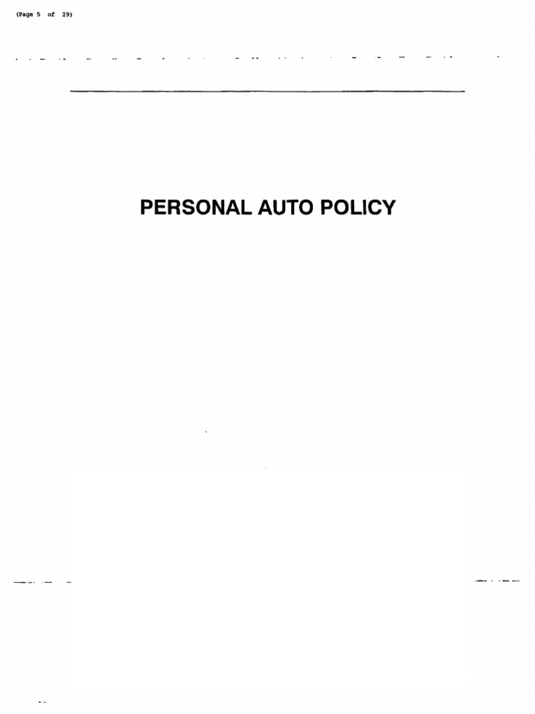 Sample North Carolina Auto Insurance Policy | PDF | Arbitral Tribunal ...