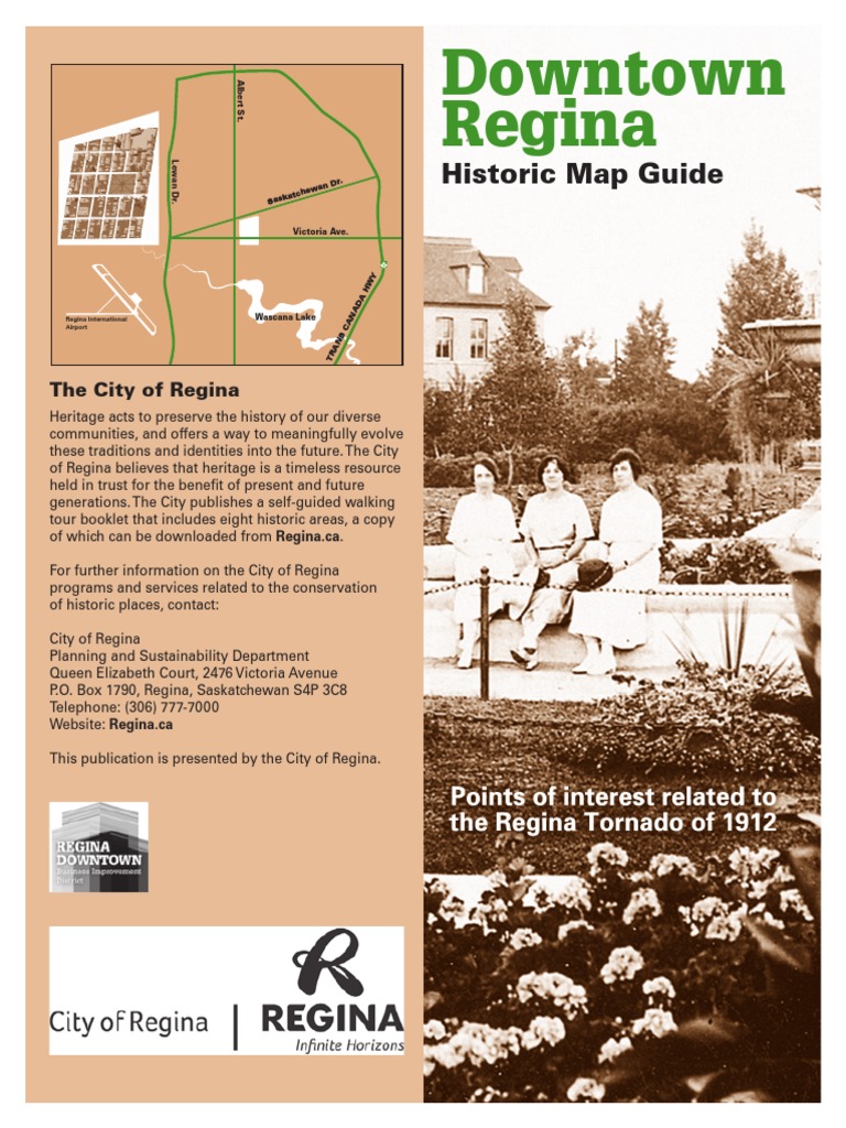 Downtown Regina: Historic Map Guide | Download Free PDF | Architectural ...