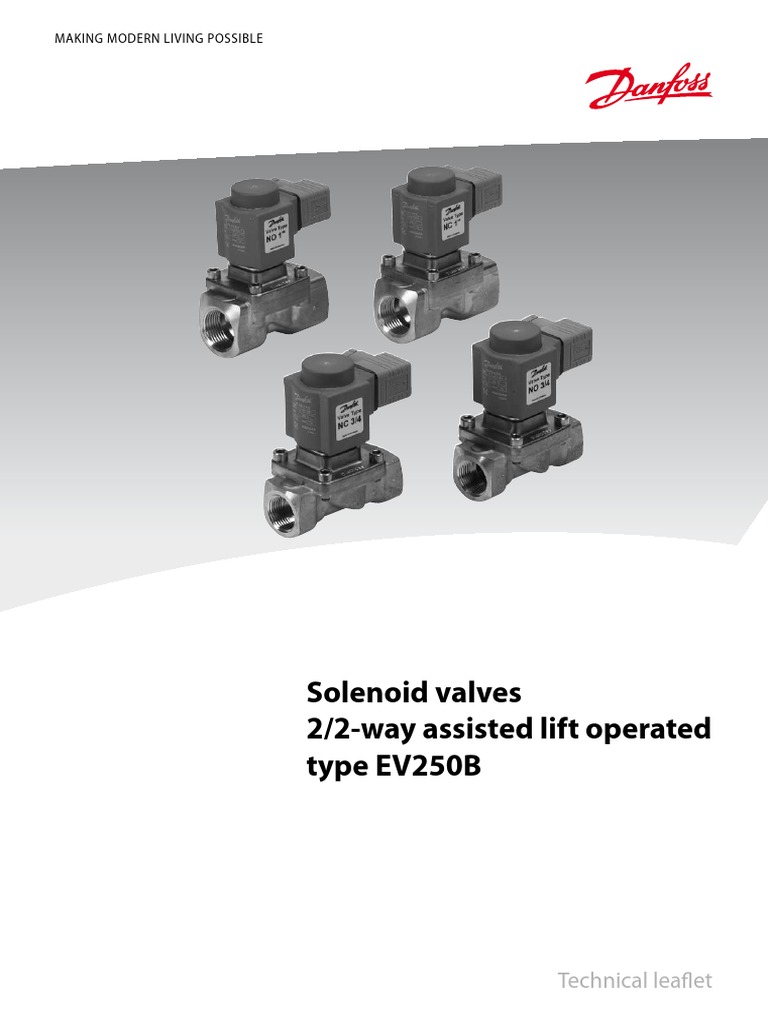 Danfoss Solenoid Valve IC - pd.200.H2.02.01 | PDF | Valve | Pressure ...