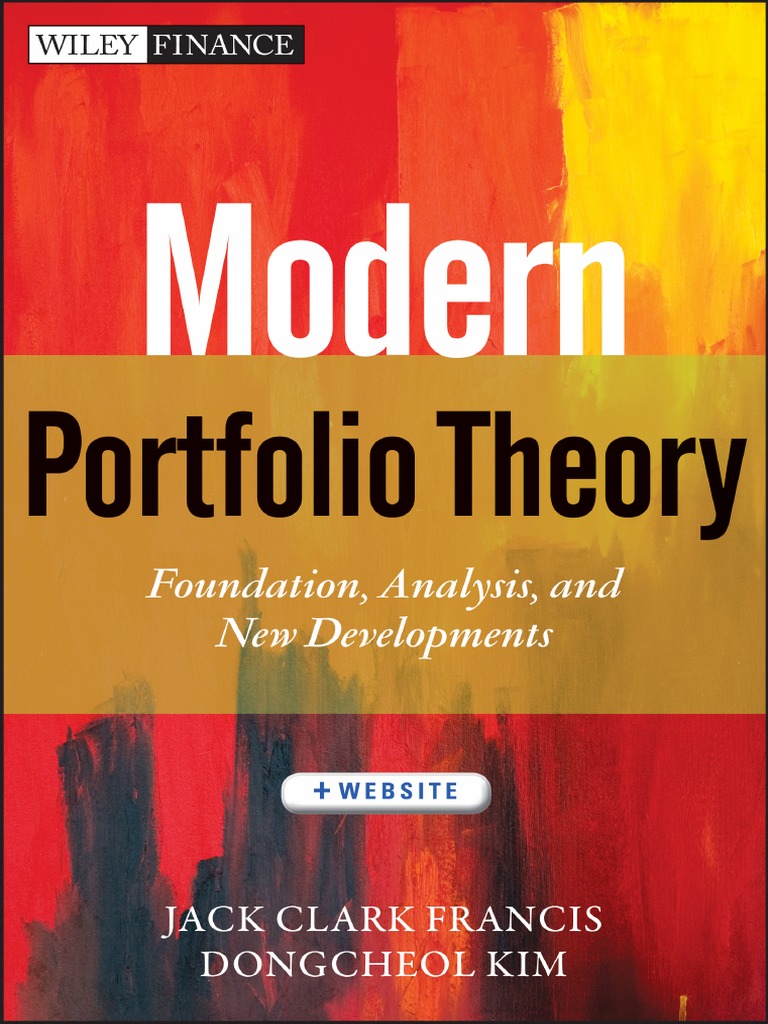 Modern Portfolio Theory - Jack Clark Francis | PDF | Capital Asset ...