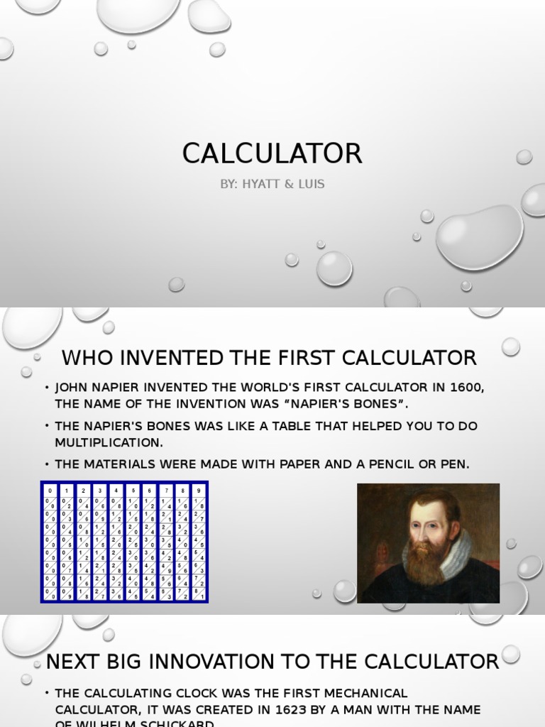 Calculator Power Point | PDF