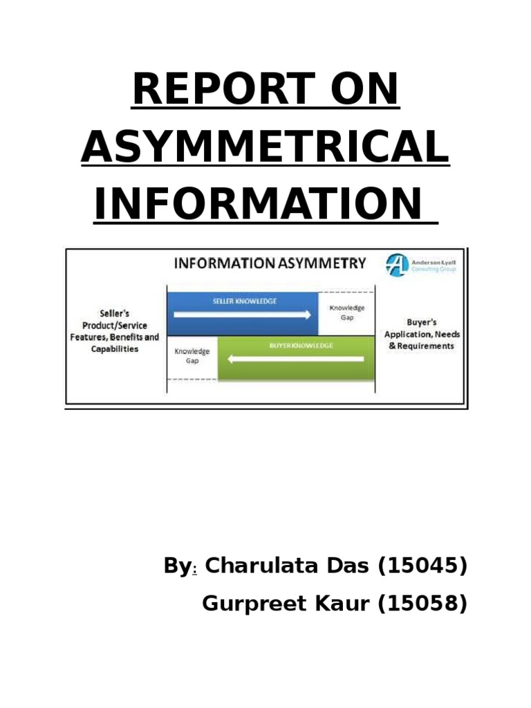 An In-Depth Analysis of Asymmetric Information: Concepts, Applications ...