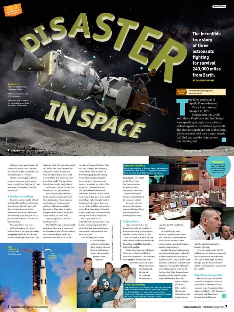 Disaster in Space | PDF | Apollo Program | Apollo Lunar Module