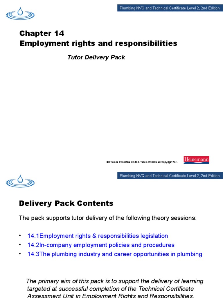 Plumbing NVQ L2 2nd Edition - Ch14 - Tutor Delivery Pack | PDF ...