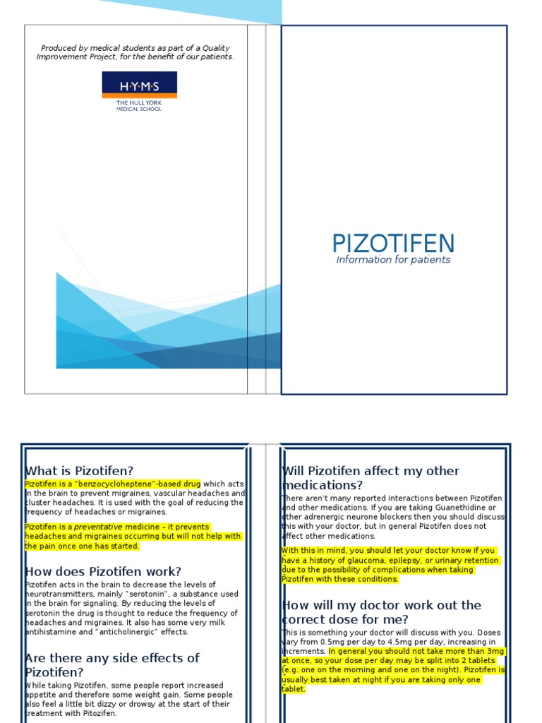 Pizotifen | PDF