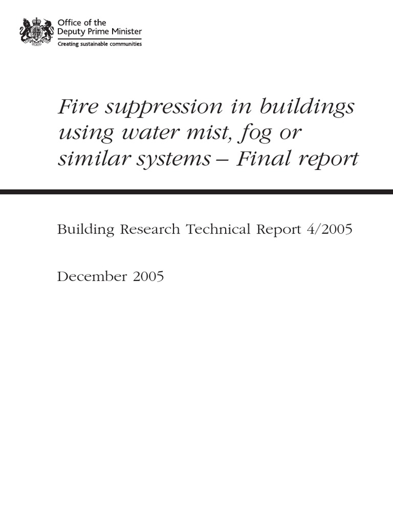 Mist Water System | PDF | Fire Sprinkler System | Science